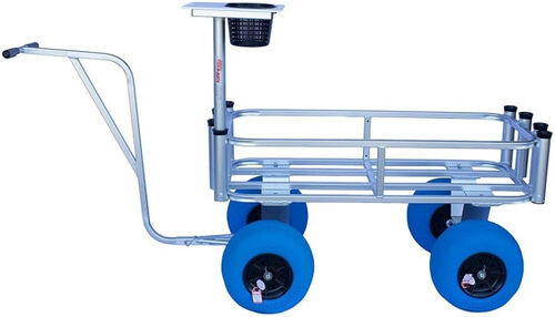 Premium Four Wheel Beach Cart (Huge) – Island Cycles & Beach Gear Rentals